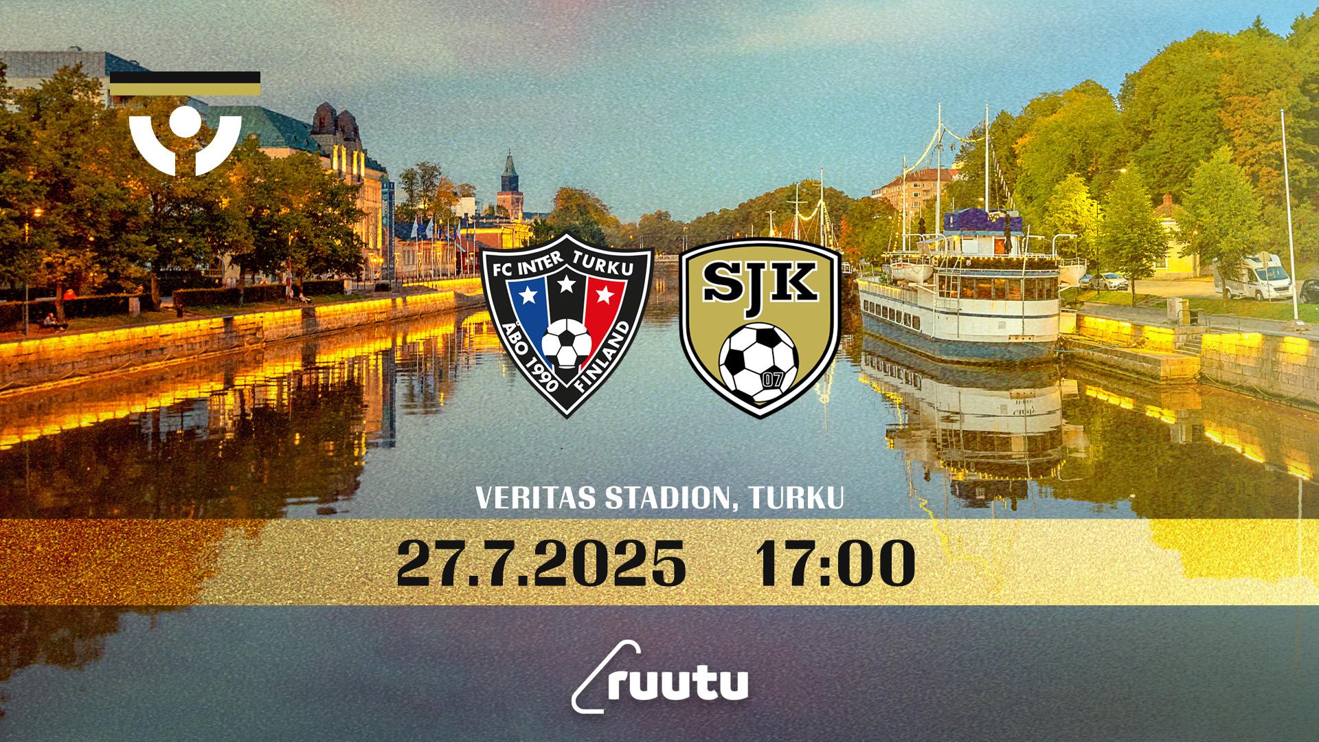 SJK kohtaa FC Interin Turussa sunnuntaina - SJK